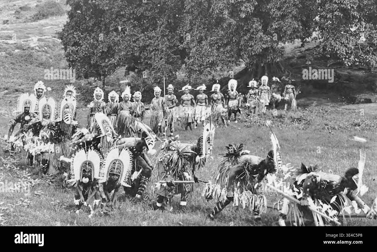 Frank Hurley - Murray Island Dancers - 1921 - image shows a traditional ...