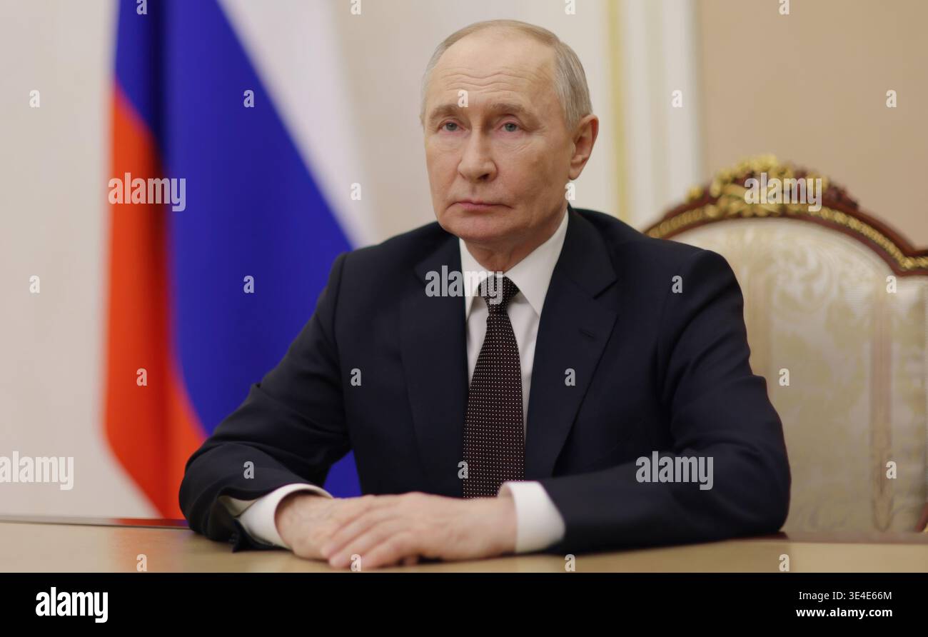 Moscow, Russia. 27 March, 2026. Russian President Vladimir Putin ...