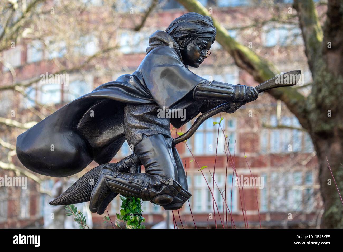 London, UK - March 11th 2026: Statue of famous movie character Harry ...