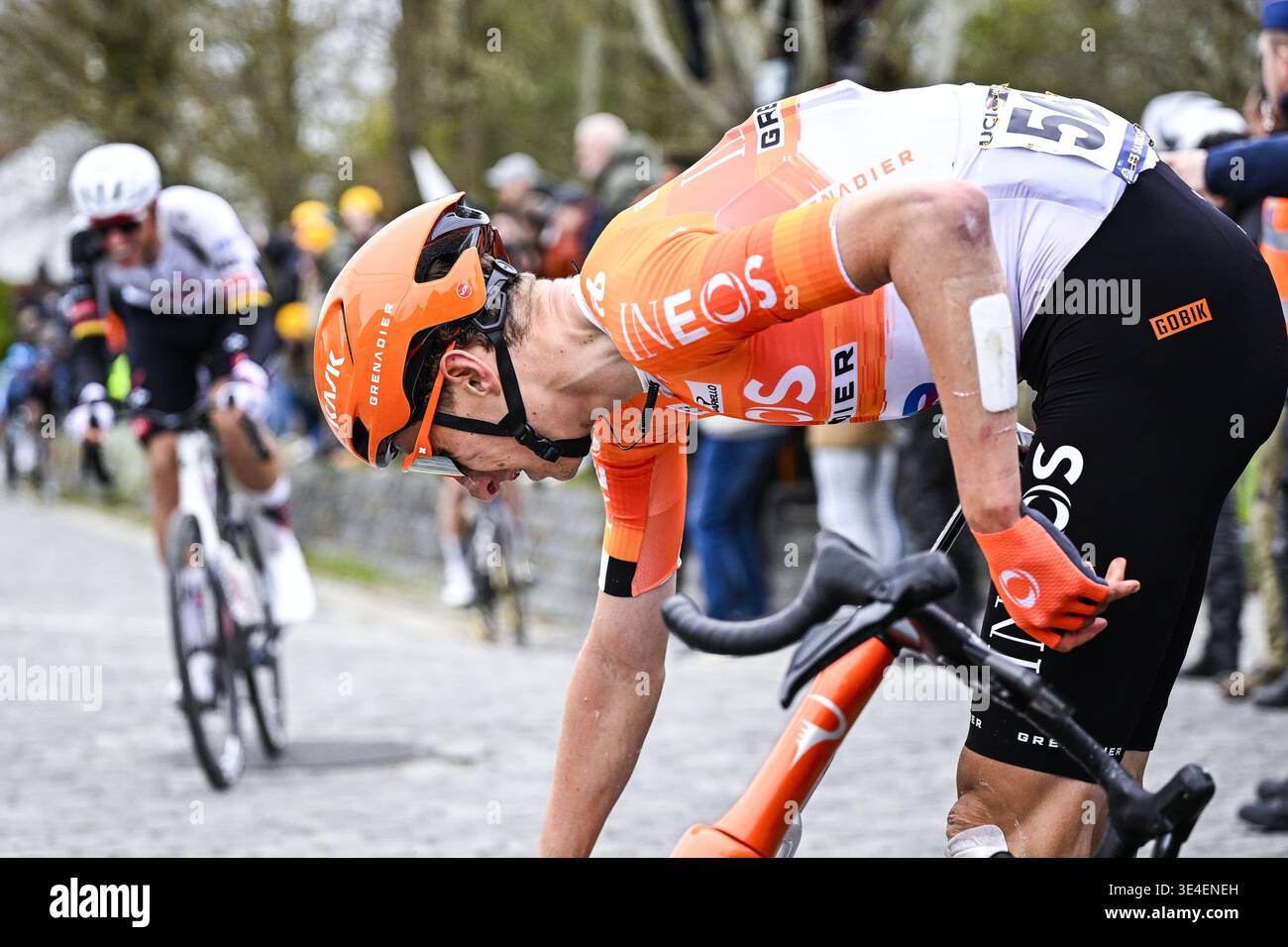Harelbeke, Belgium. 27th Mar, 2026. British Ben Turner of INEOS ...