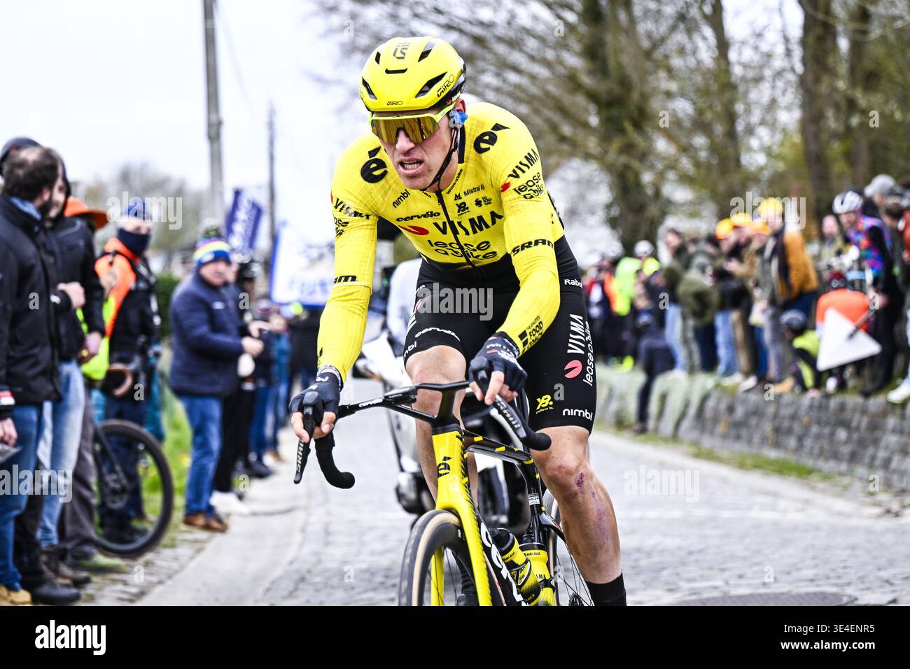 Belgian Timo Kielich of Team Visma-Lease a Bike pictured in action ...