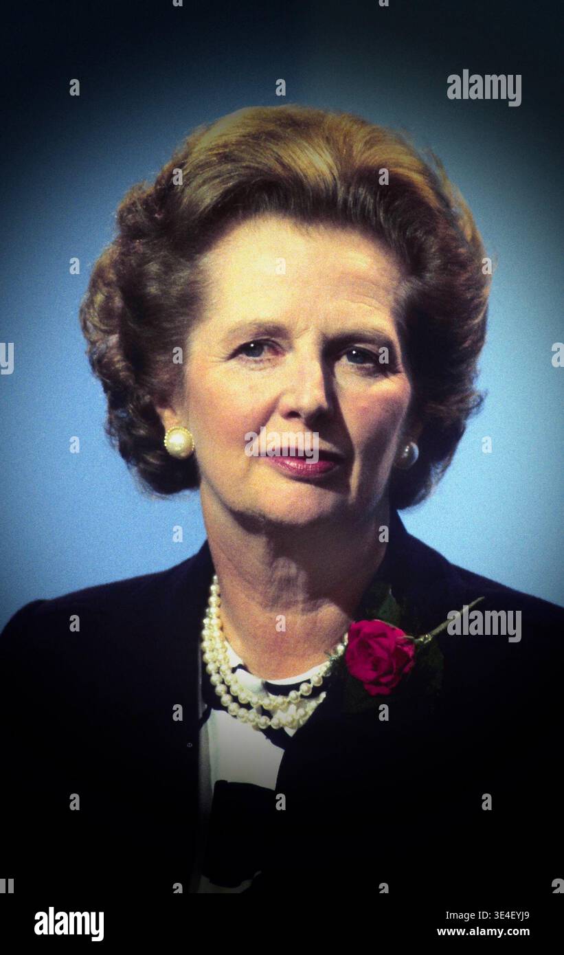 NEWSCAN PORTRAITS 1983 Margaret Hilda Thatcher, Baroness Thatcher, was ...