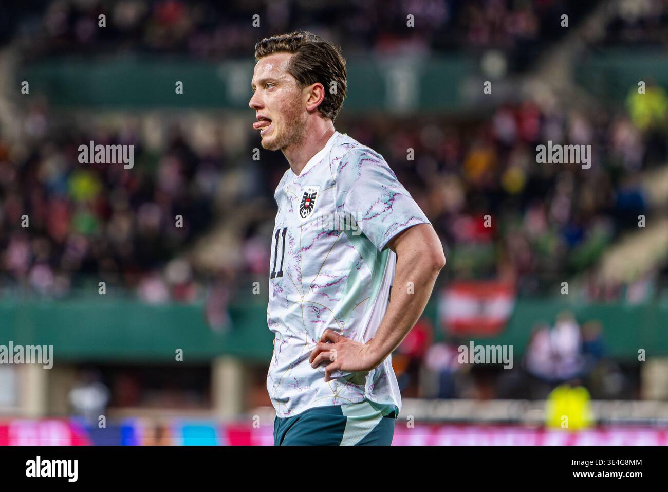 Vienna, Austria, 27. March 2026. Pictured Michael Gregoritsch of ...