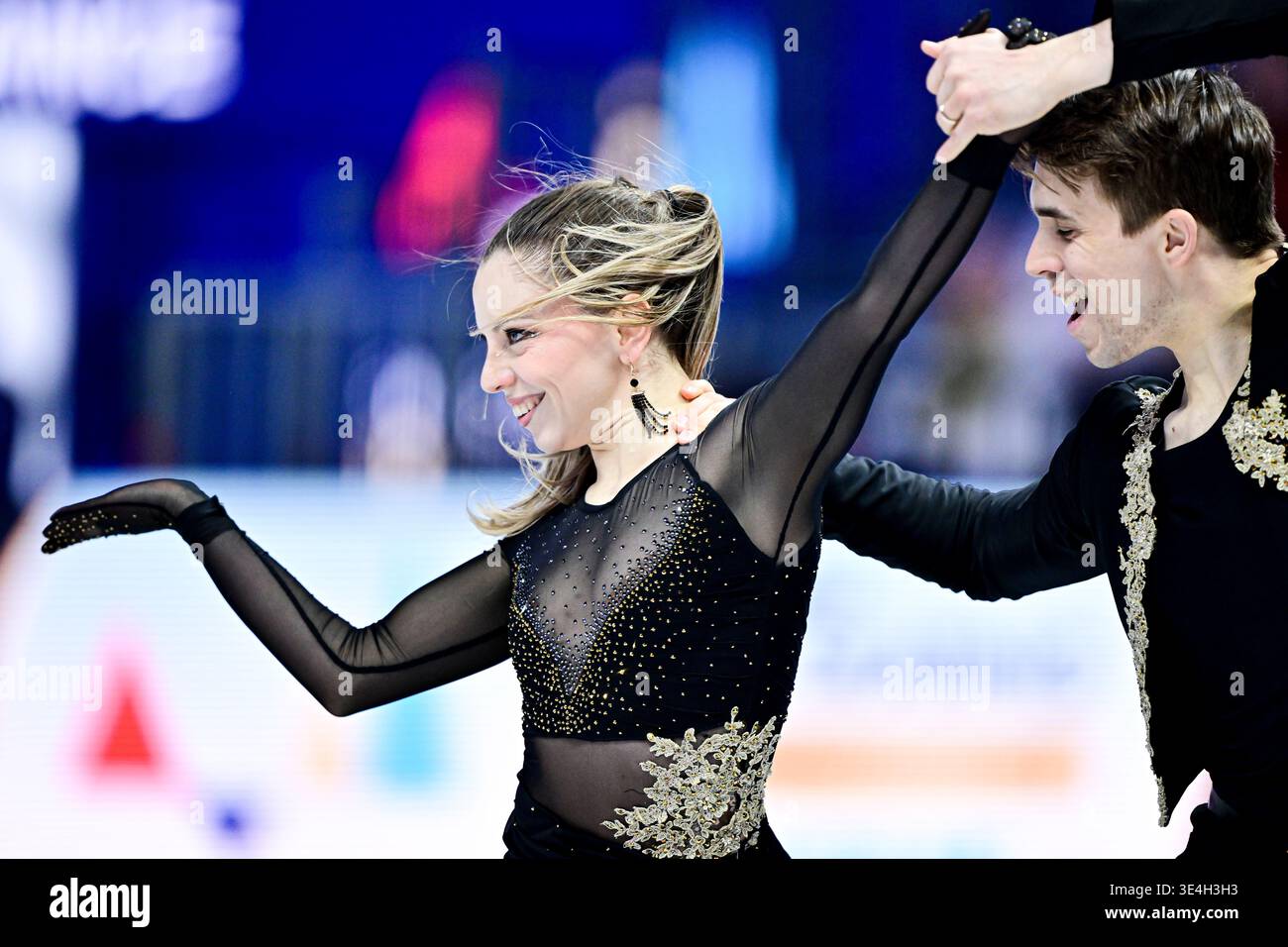 Victoria MANNI & Carlo ROETHLISBERGER (ITA), during Ice Dance Rhythm ...