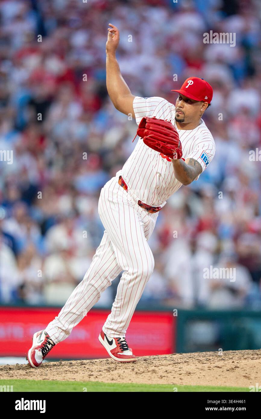 Philadelphia Phillies relief pitcher Jhoan Duran in action during the ...