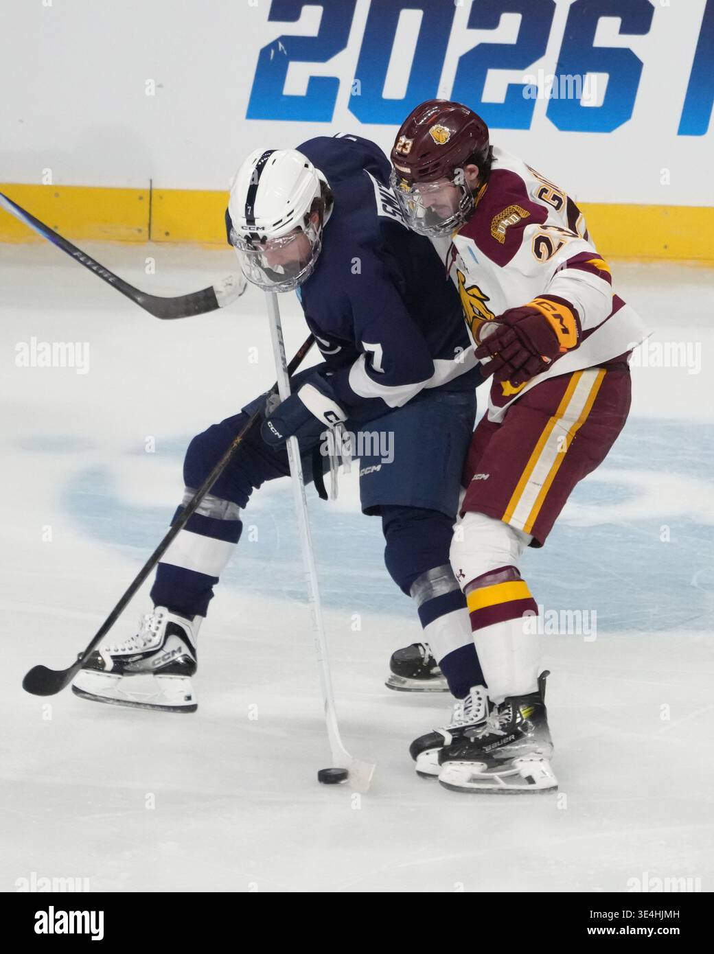 ALBANY, NY - MARCH 27: Penn State Nittany Lions Forward Jackson Smith ...