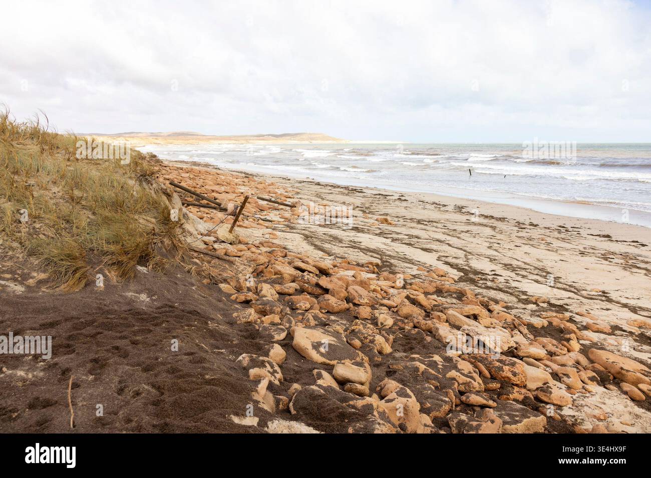 Storm damage is seen in Exmouth, Western Australia, Saturday, March 28 ...