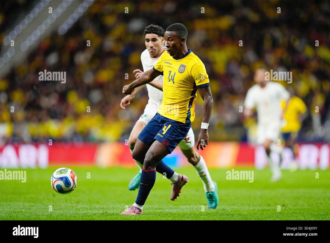 Alan Minda of Ecuador during the International Friendly football match ...