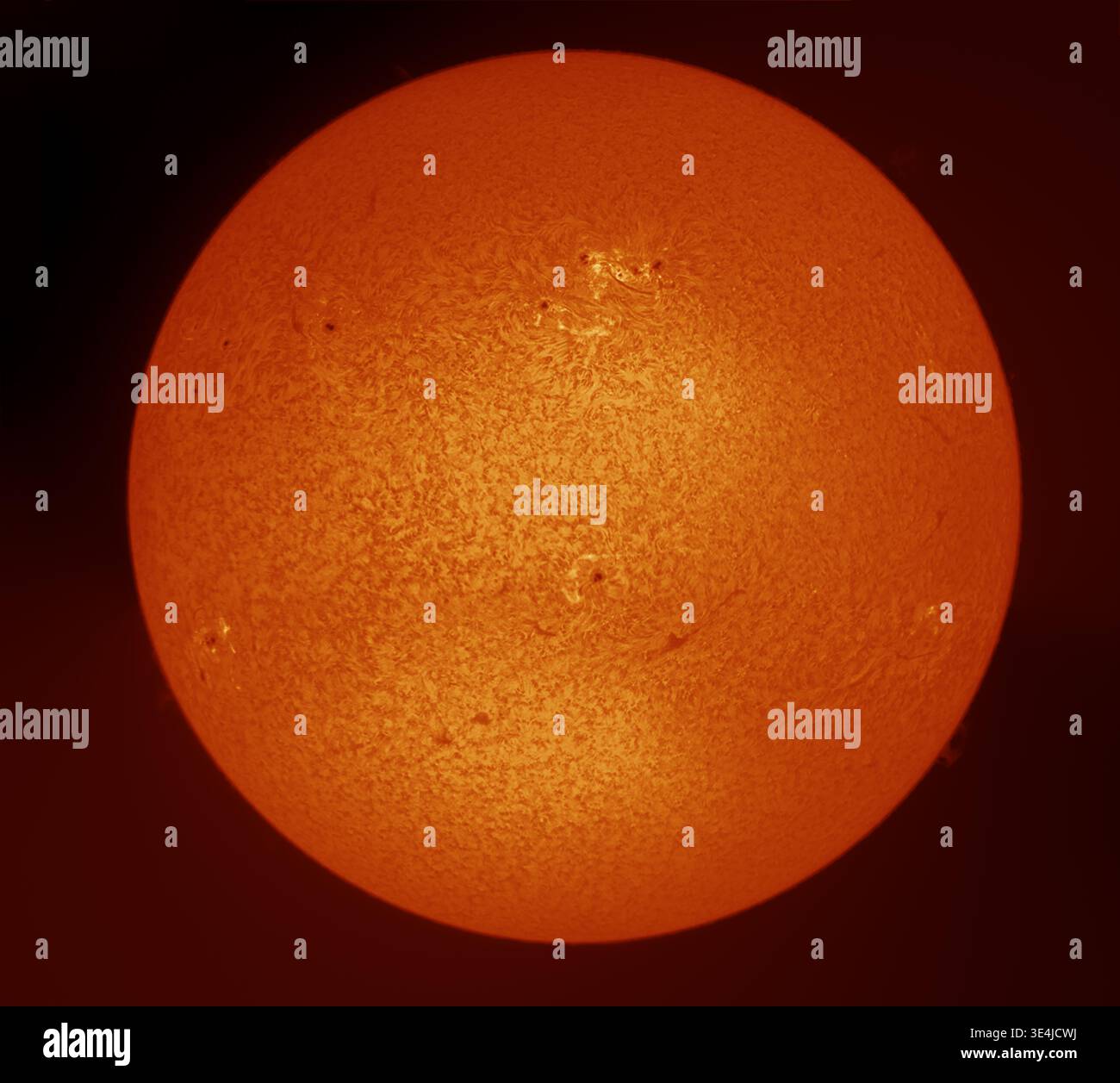 London, UK. 28th Mar, 2026. Chromosphere detail of the Sun photographed ...