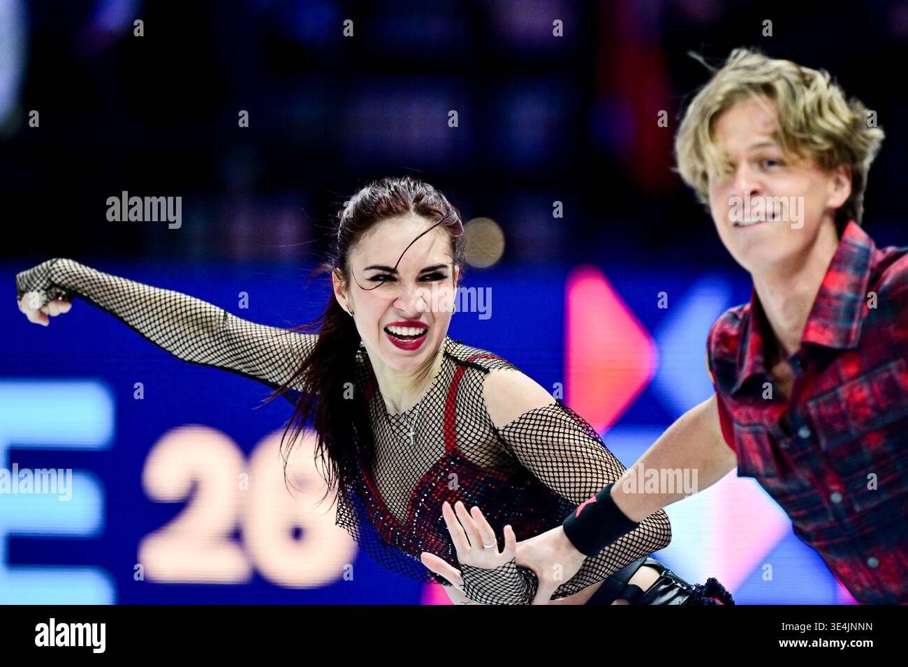 Diana DAVIS & Gleb SMOLKIN (GEO), during Ice Dance Rhythm Dance, at the ...