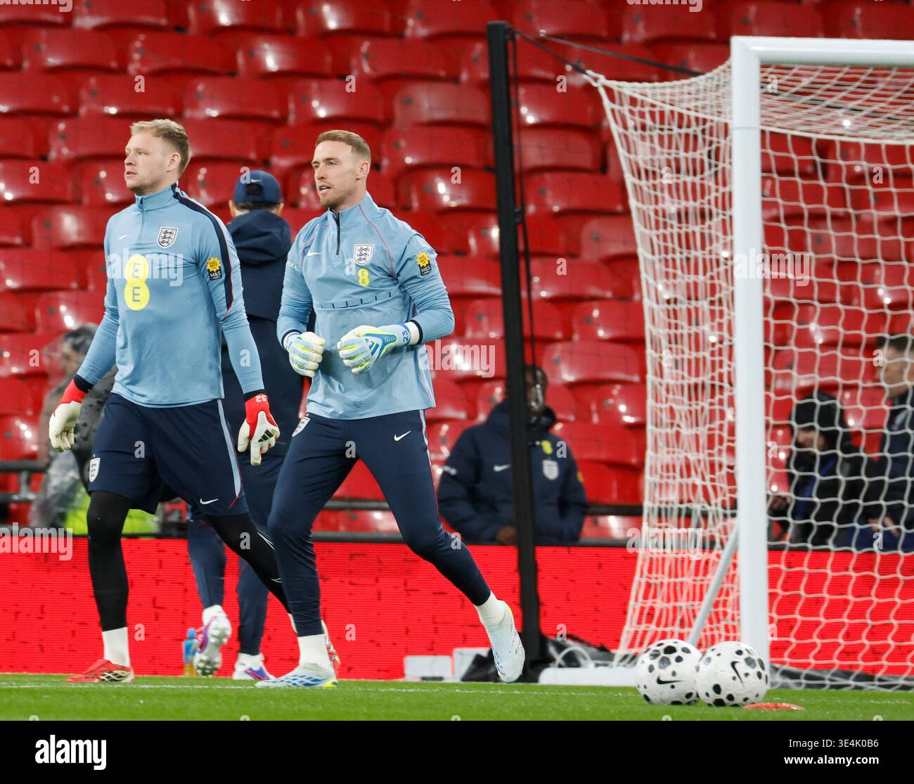 England Aaron Ramsdale (Newcastle United) and England Jason Steele ...