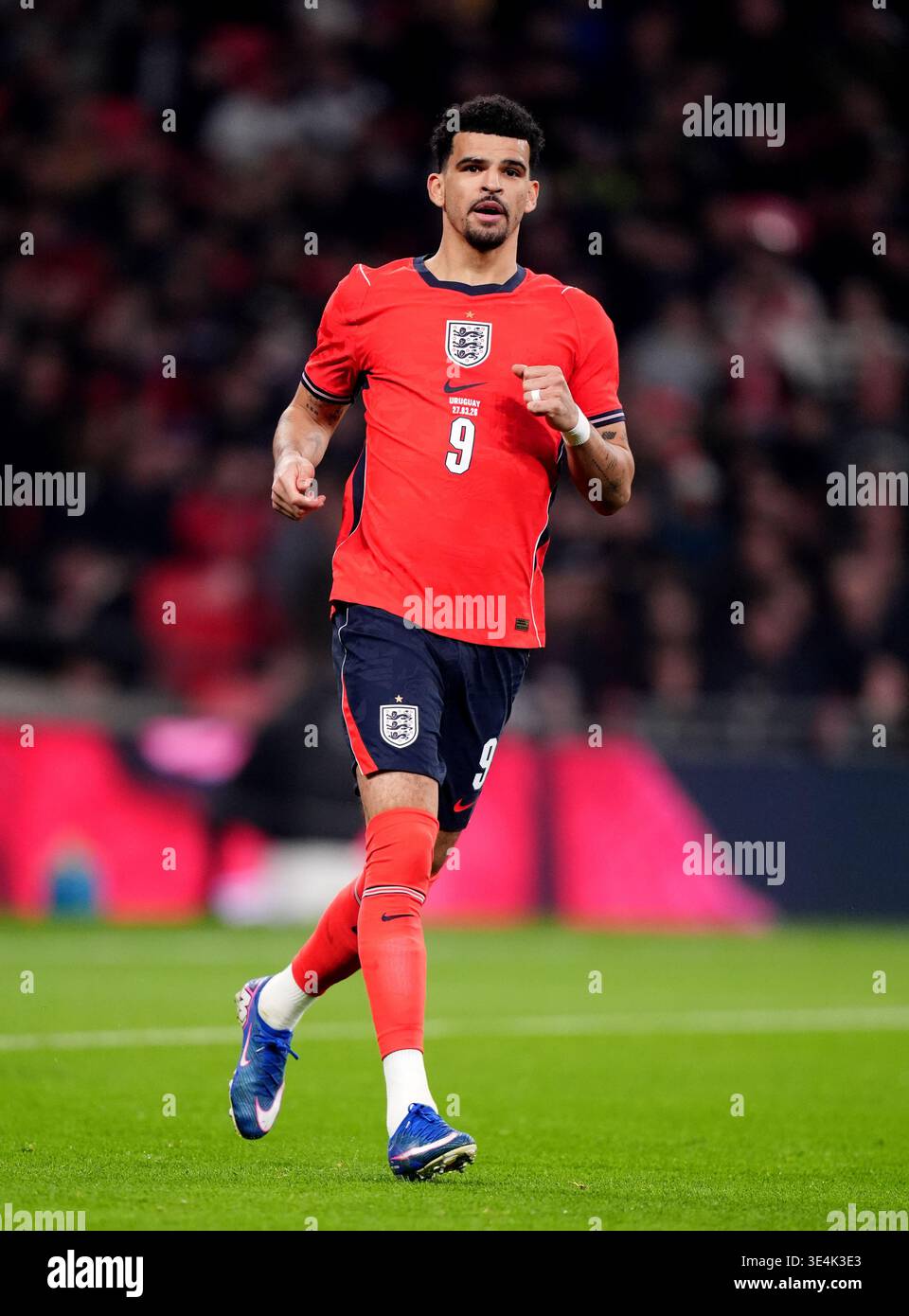 England's Dominic Solanke during the international friendly match at ...