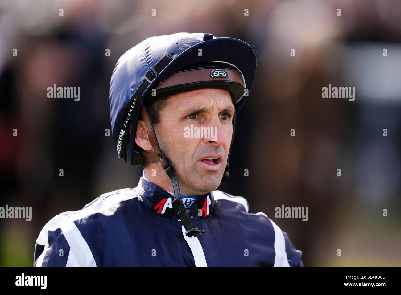 Jockey Neil Callan at Doncaster Racecourse. Picture date: Saturday ...