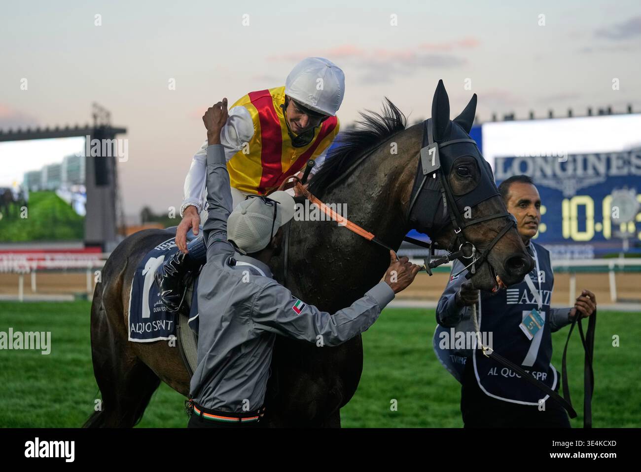 Native Approach with jockey Connor Beasley wins $2 million Dubai Golden ...