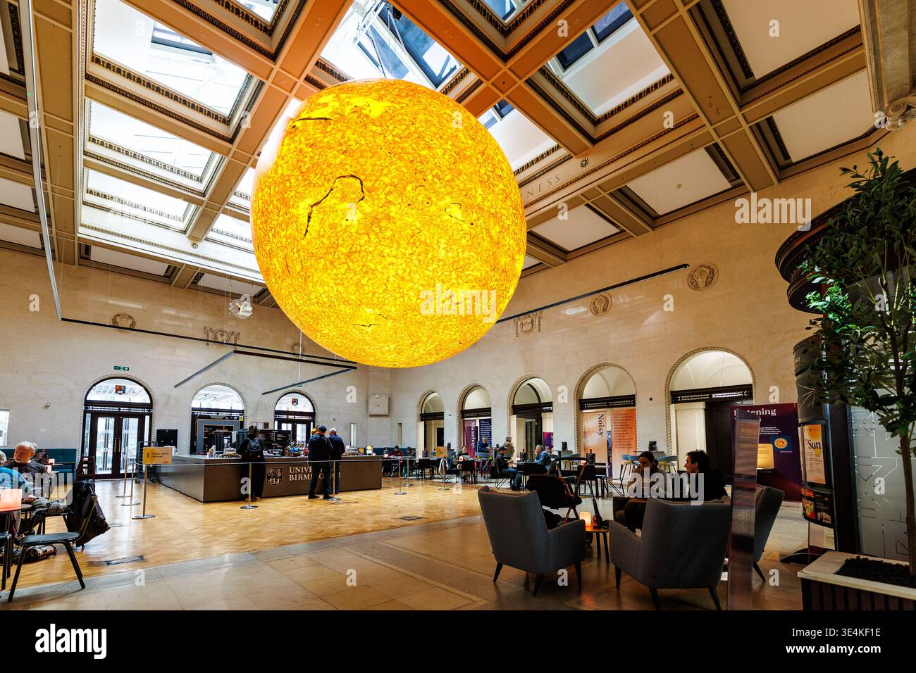 Birmingham,The exchange ,28 march 2026 A monumental illuminated sphere ...