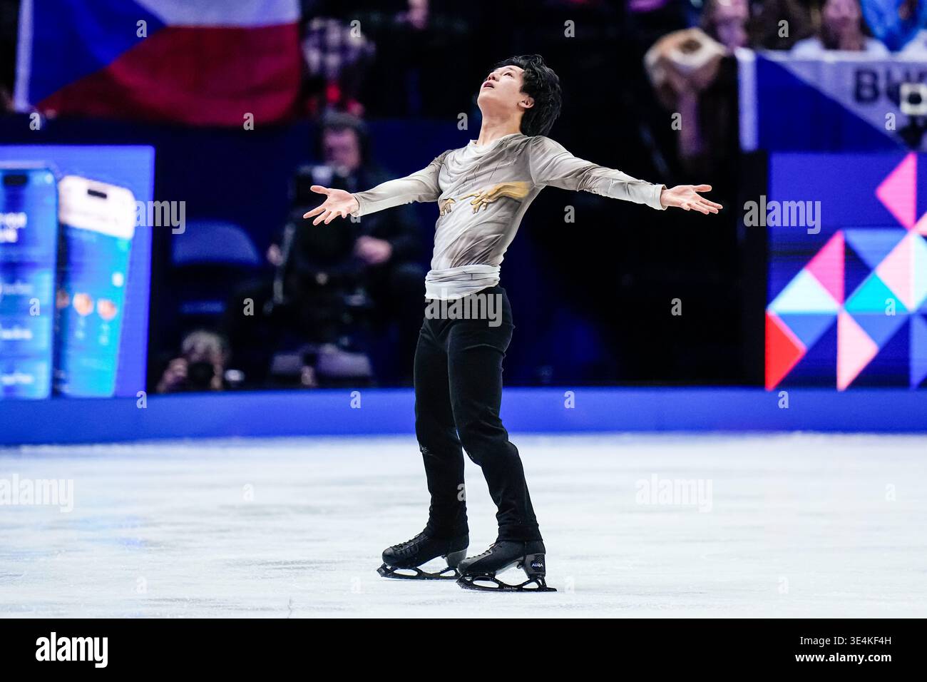 Adam Siao Him Fa from France competes during the men free skating at ...