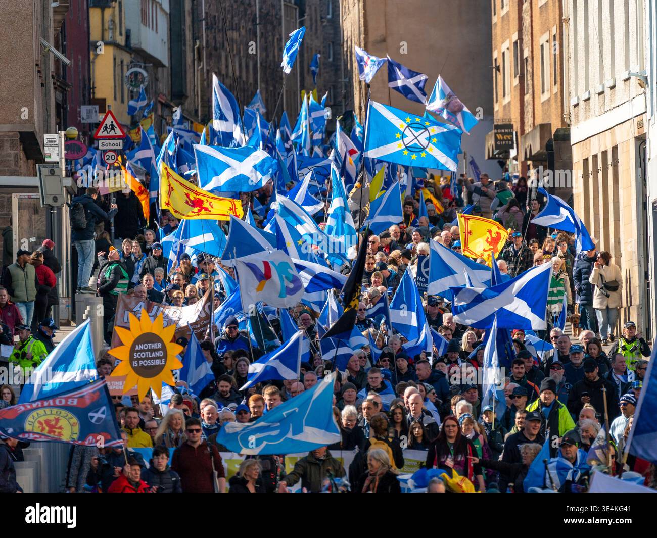 Edinburgh, Scotland, UK. 28th March 2026. March & Rally for Scottish ...