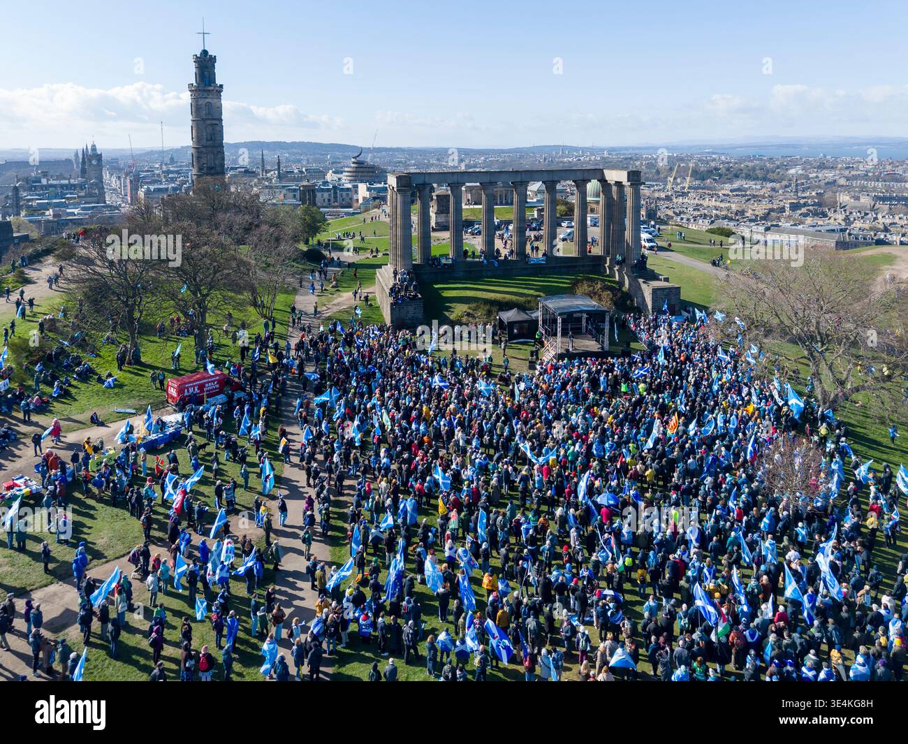 Edinburgh, Scotland, UK. 28th March 2026. March & Rally for Scottish ...