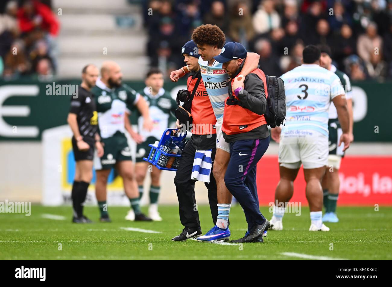 Nolann Donguy of Racing 92 during the Top 14 match between Pau and ...
