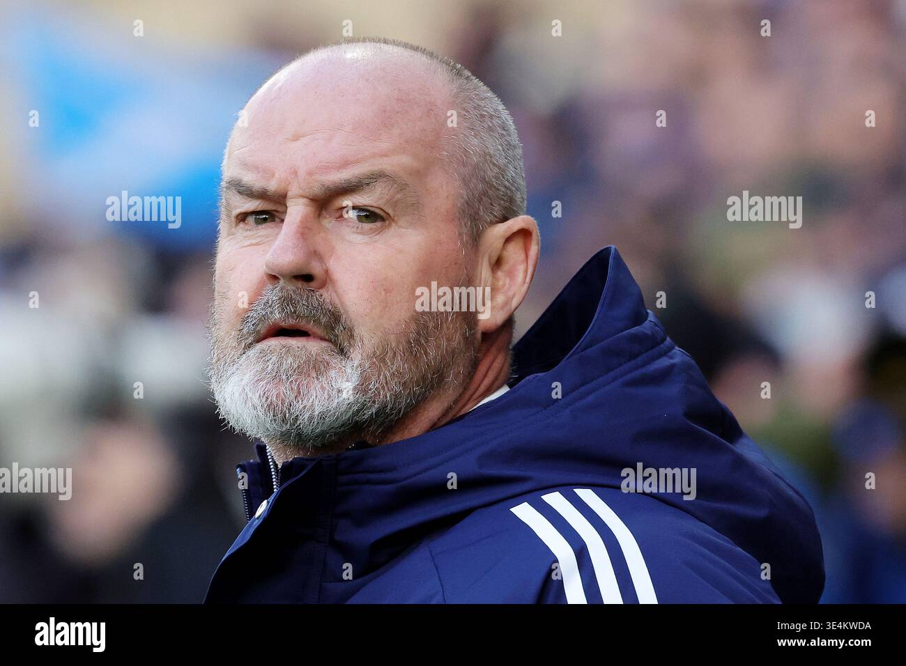 Scotland manager Steve Clarke ahead of the international friendly match ...
