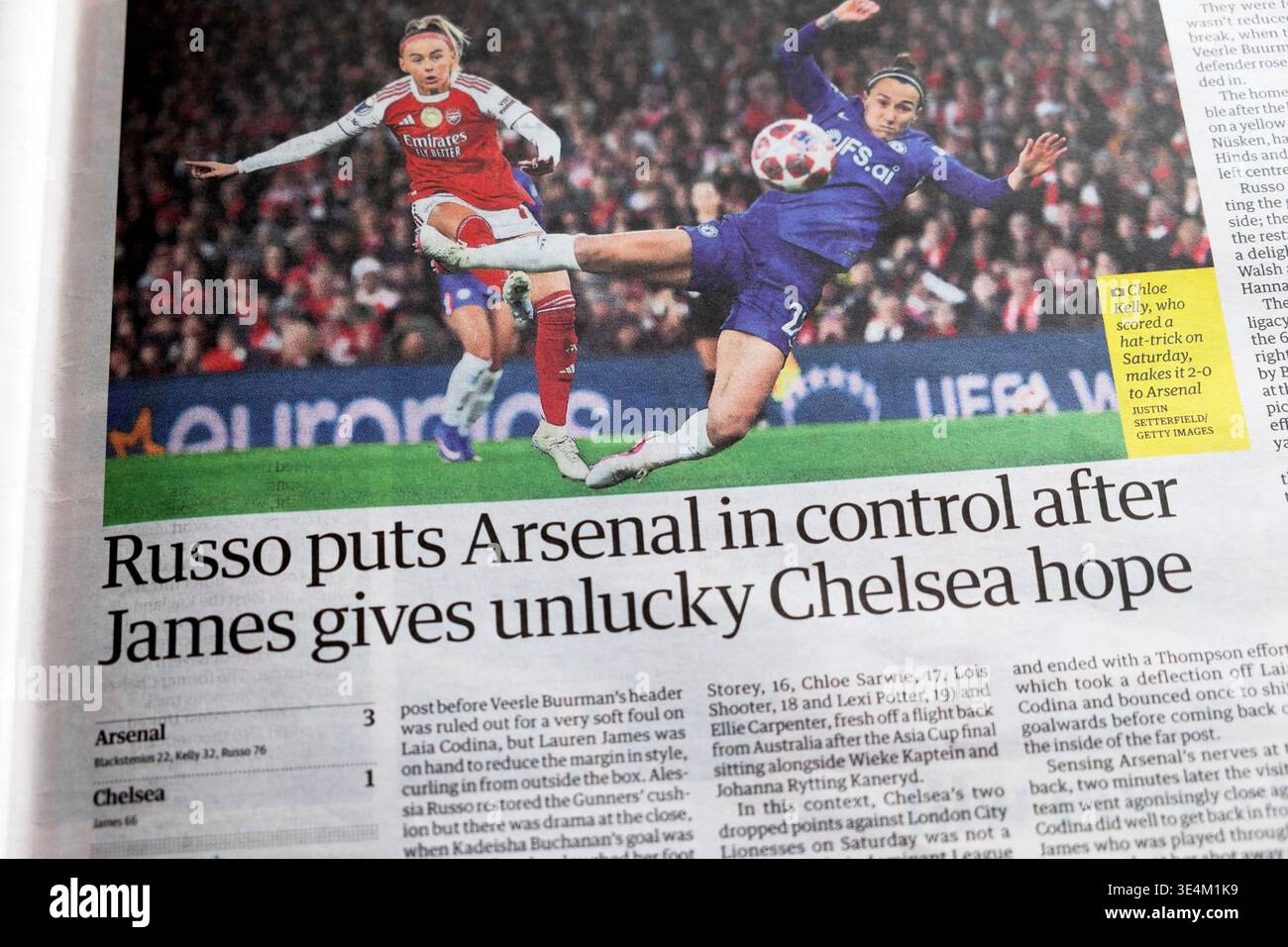 Arsenal 2026 champions league hi-res stock photography and images - Alamy