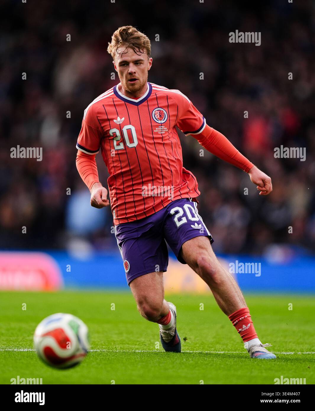 Scotland's Tommy Conway during the international friendly match at ...