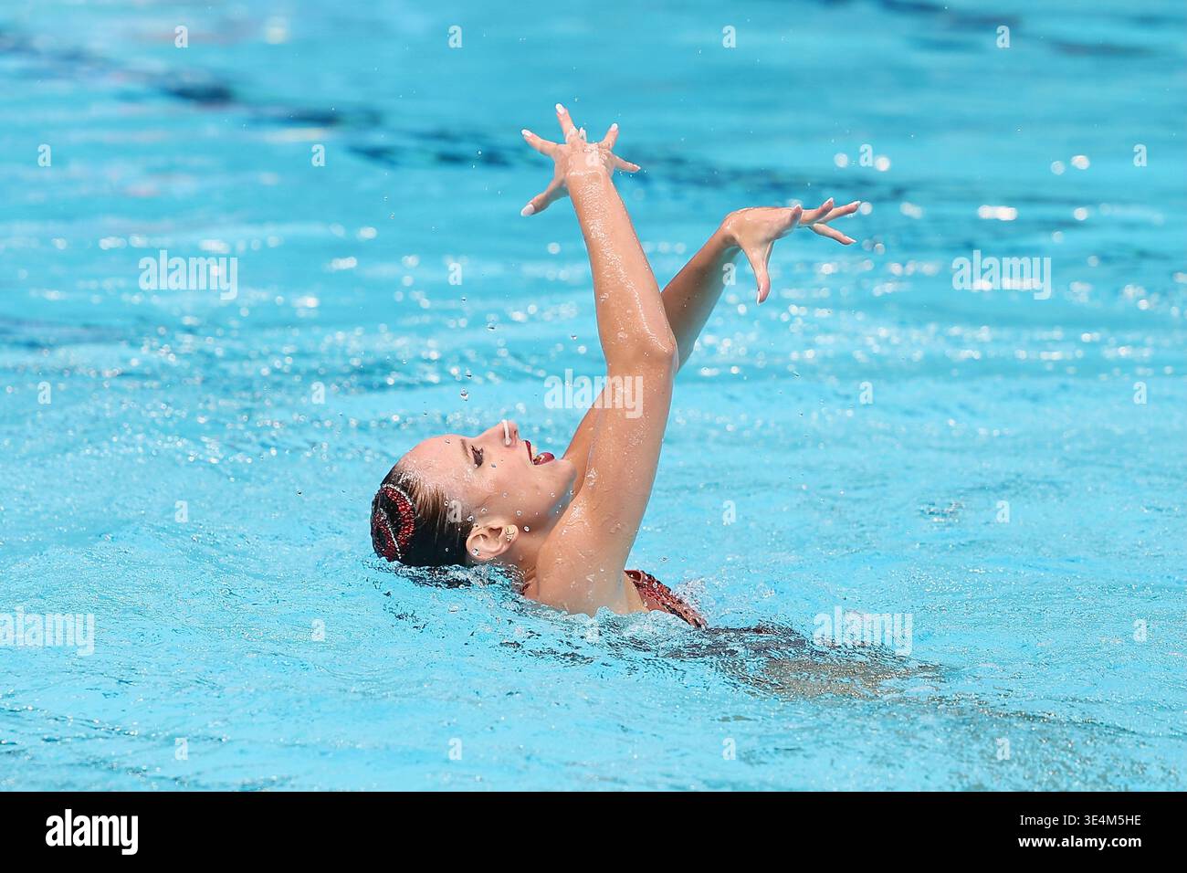 Emily Minante (Colombia) during the World Aquatics Artistic Swimming ...