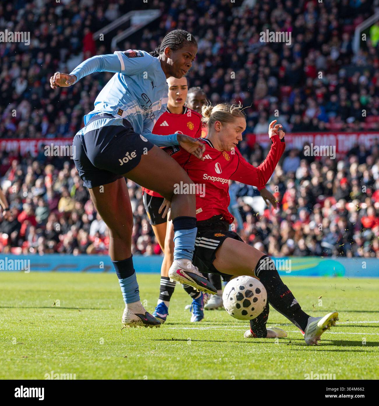 Khadija Shaw #9 of Manchester City in action during the Barclays FA ...