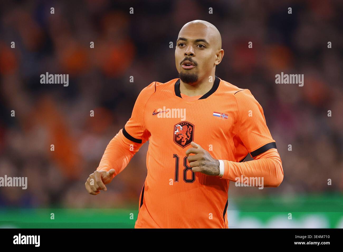 AMSTERDAM - Donyell Malen of the Netherlands during the friendly ...
