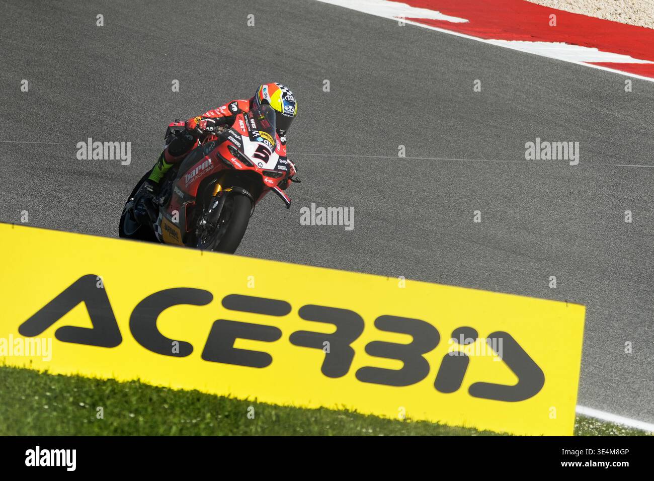 Yari Montella of Barni Spark Racing Team riding a Ducati Panigale V4R ...