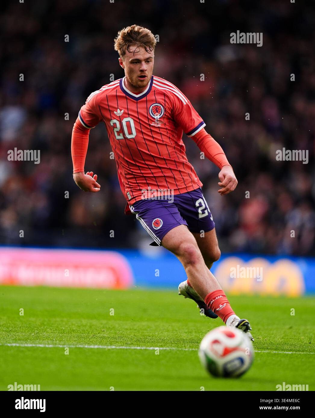 Scotland's Tommy Conway during the international friendly match at ...