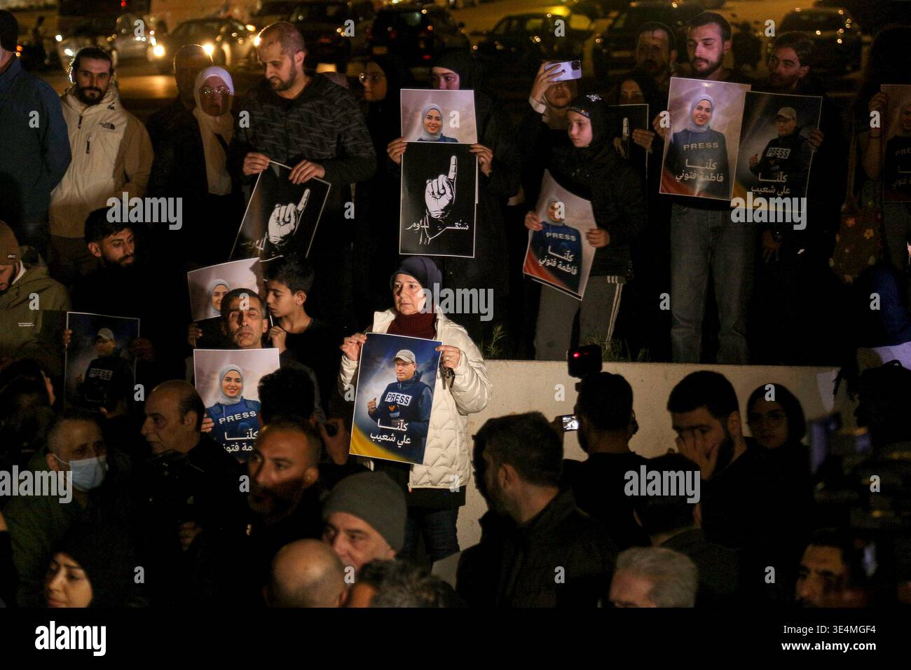 March 28, 2026, Beirut, Beirut, Lebanon: Lebanese display pictures of ...
