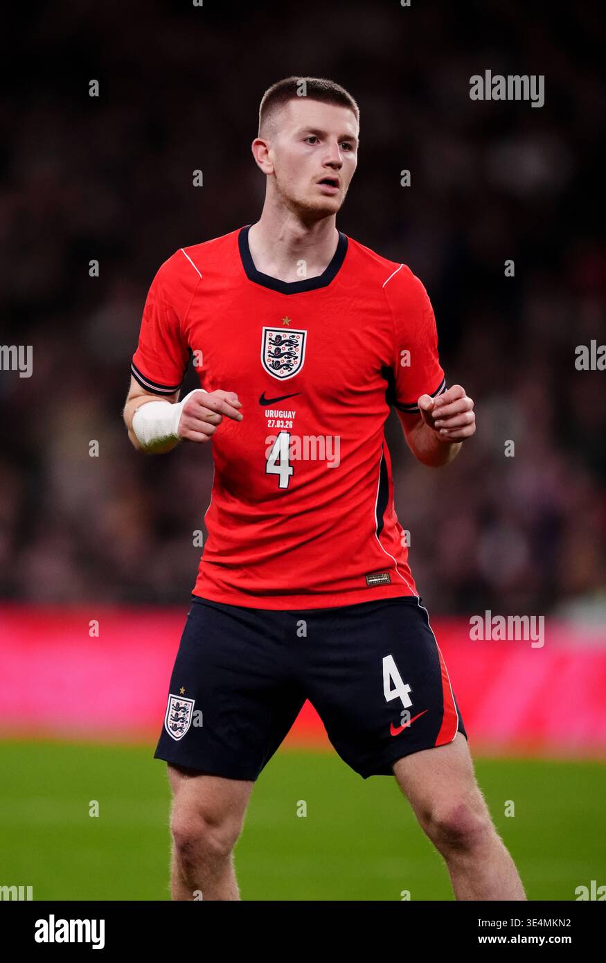 England's Adam Wharton during the international friendly match at ...