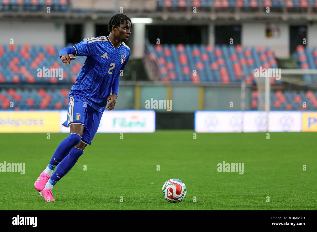 Javison Idele (2 Italy) during the UEFA Under-19 Championship 2026 ...