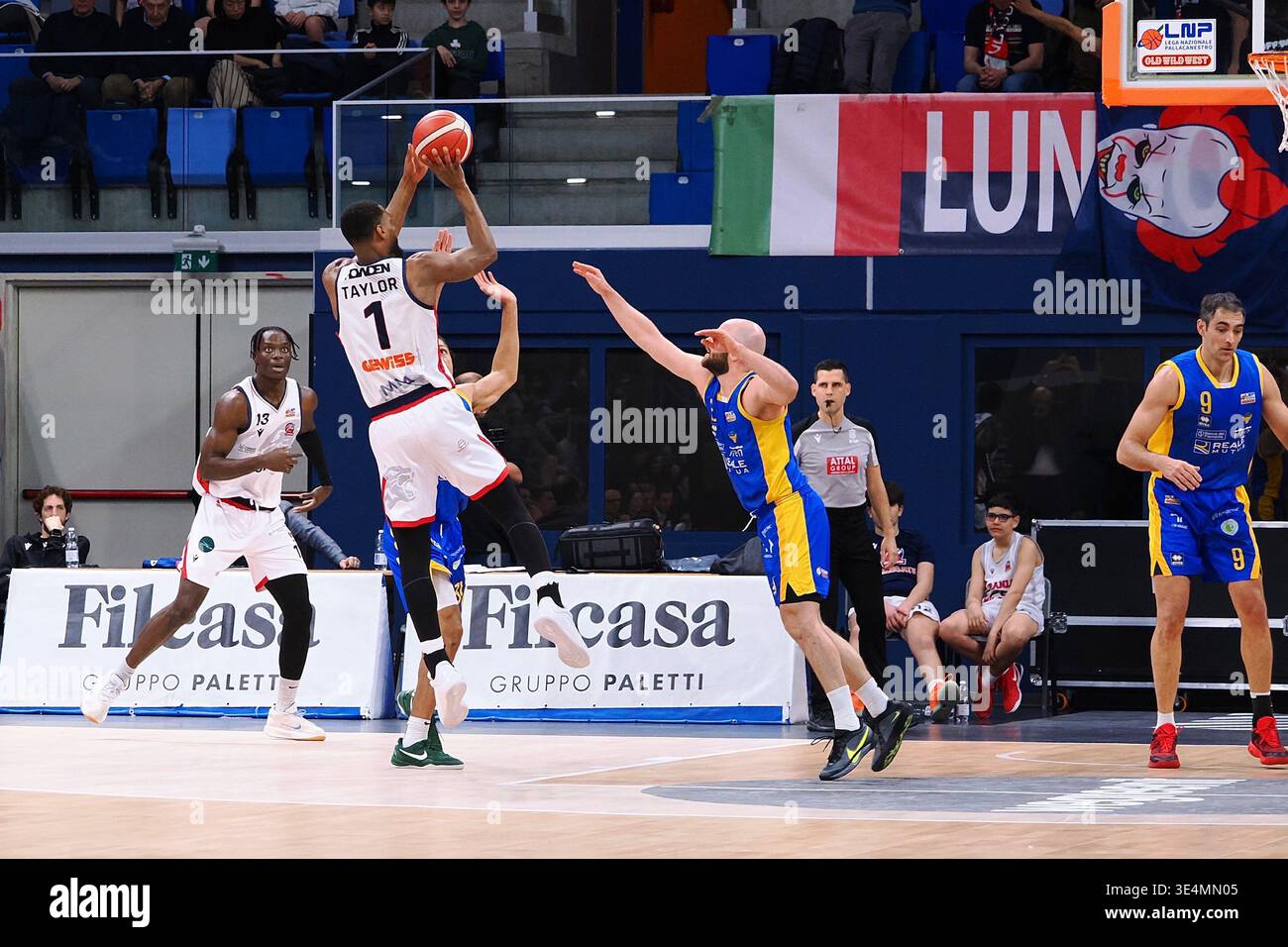 Kevion Taylor ((Wegreenit Urania Basket Milano) during Wegreenit Urania ...
