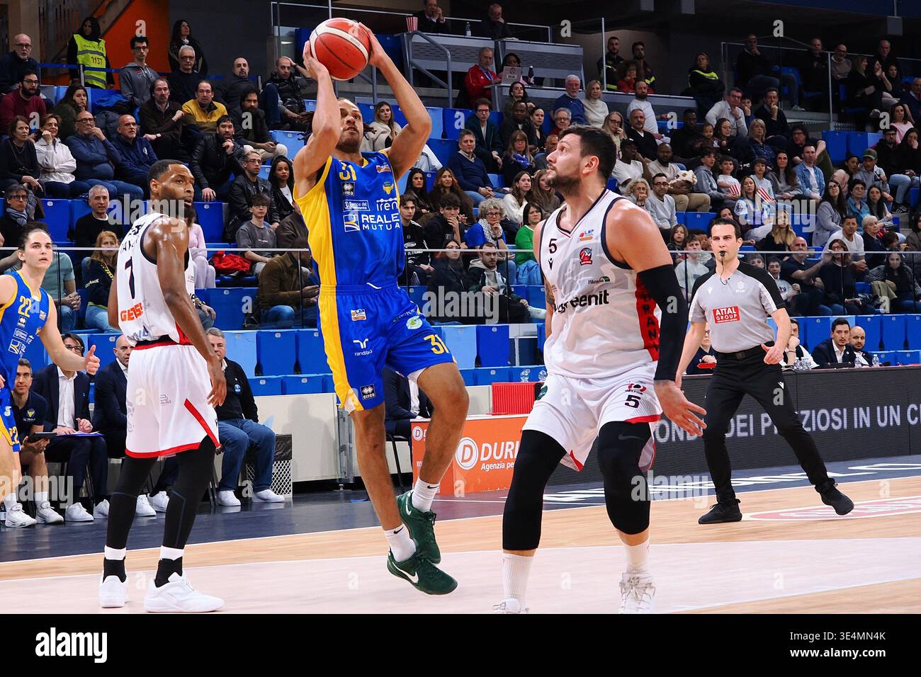 Macio Teague (Reale Mutua Torino) during Wegreenit Urania Milano vs ...