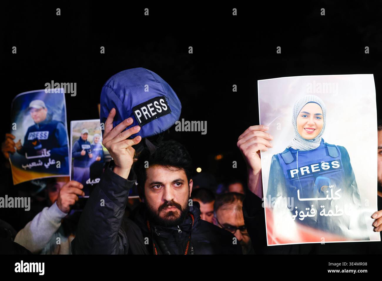 Beirut. 28th Mar, 2026. Al Mayadeen assistant producer Hassan Atieh ...
