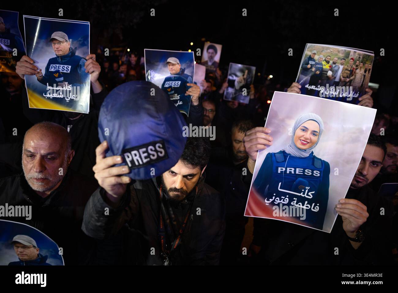 Beirut. 28th Mar, 2026. Al Mayadeen assistant producer Hassan Atieh ...