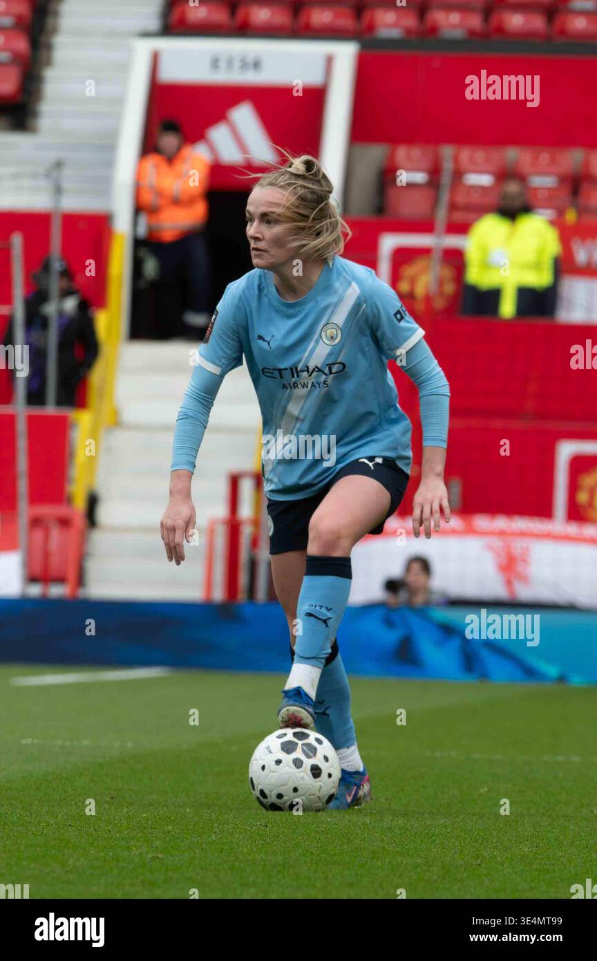 Lauren Hemp (11 Manchester City) controls the ball during the Barclays ...