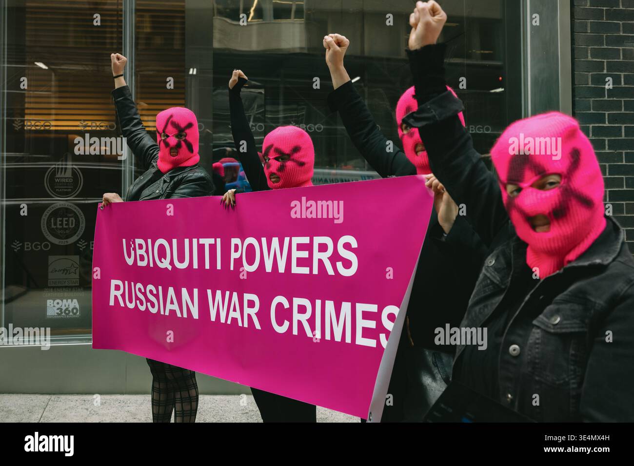 Anonymous members of Pussy Riot have shown up on March 27 2026 to ...