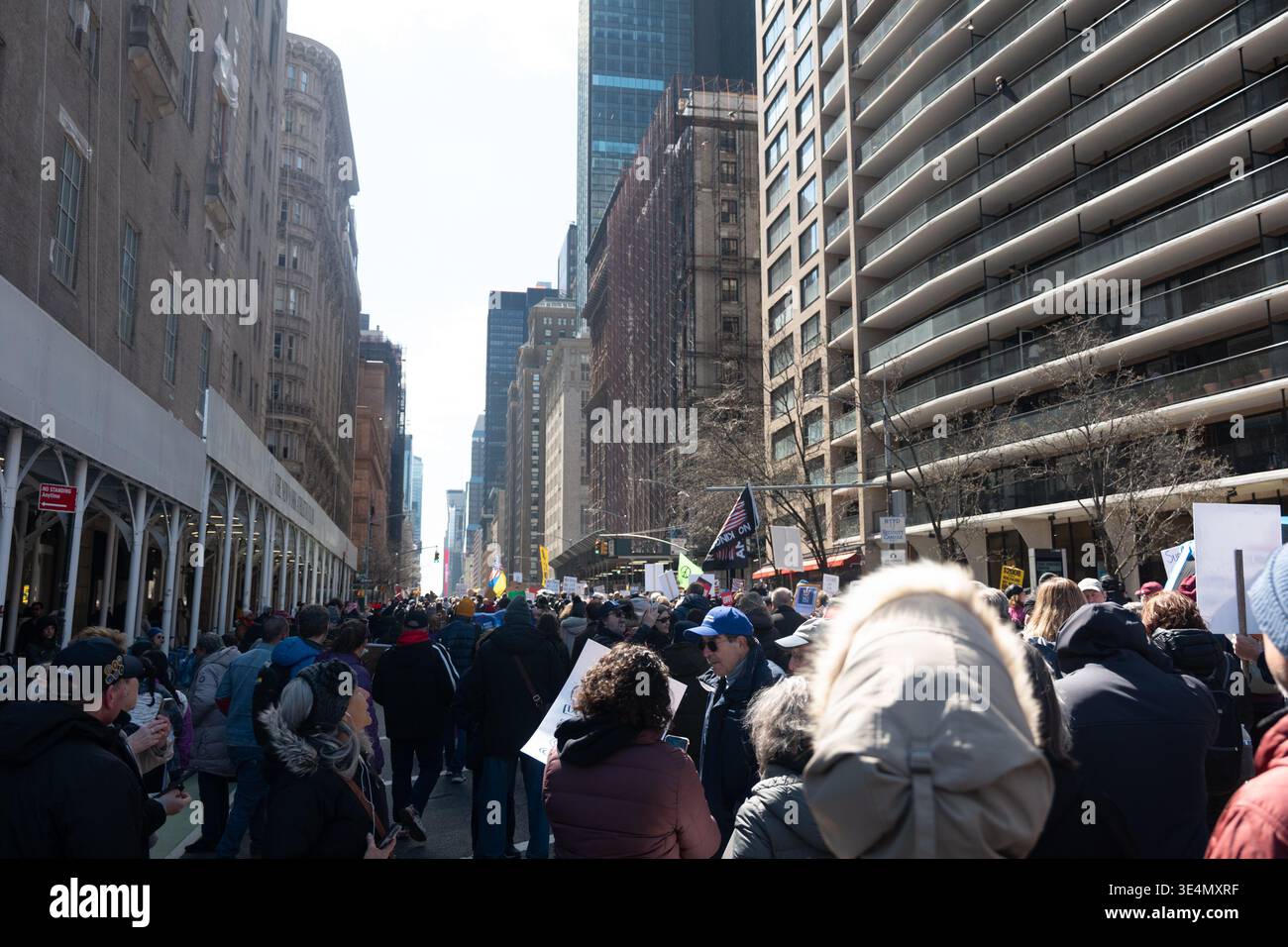 New York, NY-March 27: No Kings Day 3.0 Protest on March 28, 2026 with ...