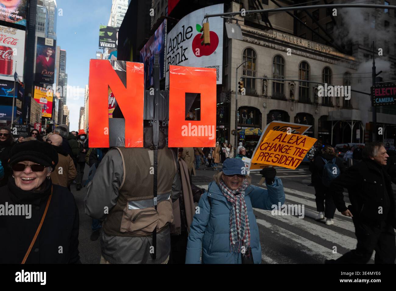 New York, NY-March 27: No Kings Day 3.0 Protest on March 28, 2026 with ...