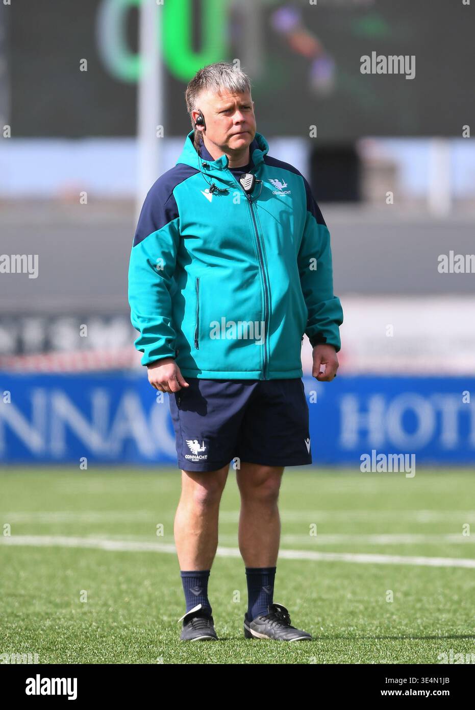 Galway, Ireland. 28th March, 2026. Connacht Scrum & Contact Coach Colm ...