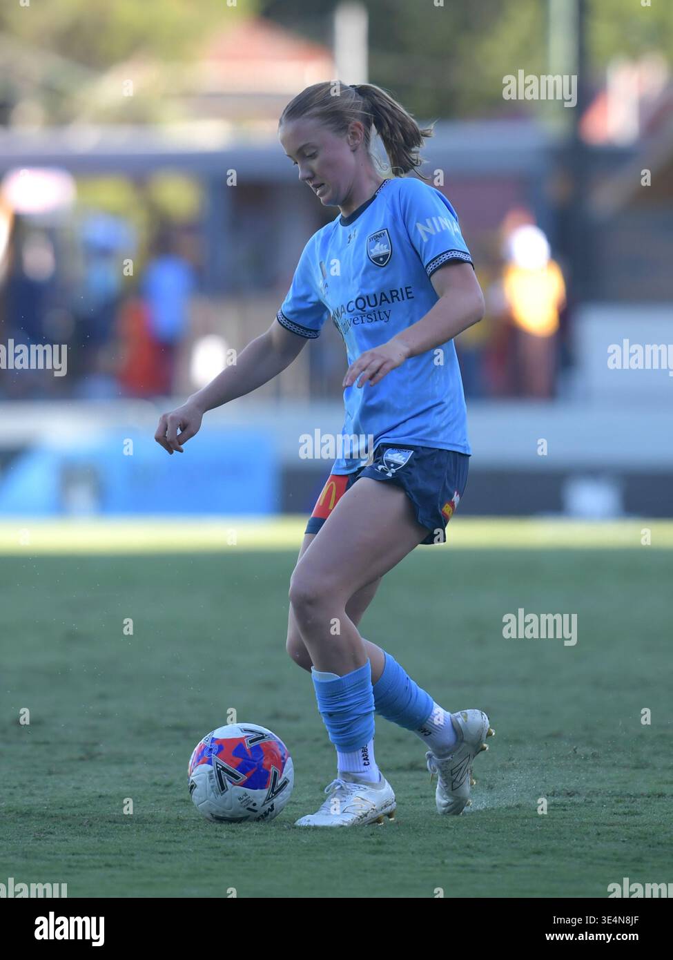 Willa Pearson of Sydney FC seen in action during the 2025/26 Ninja A ...