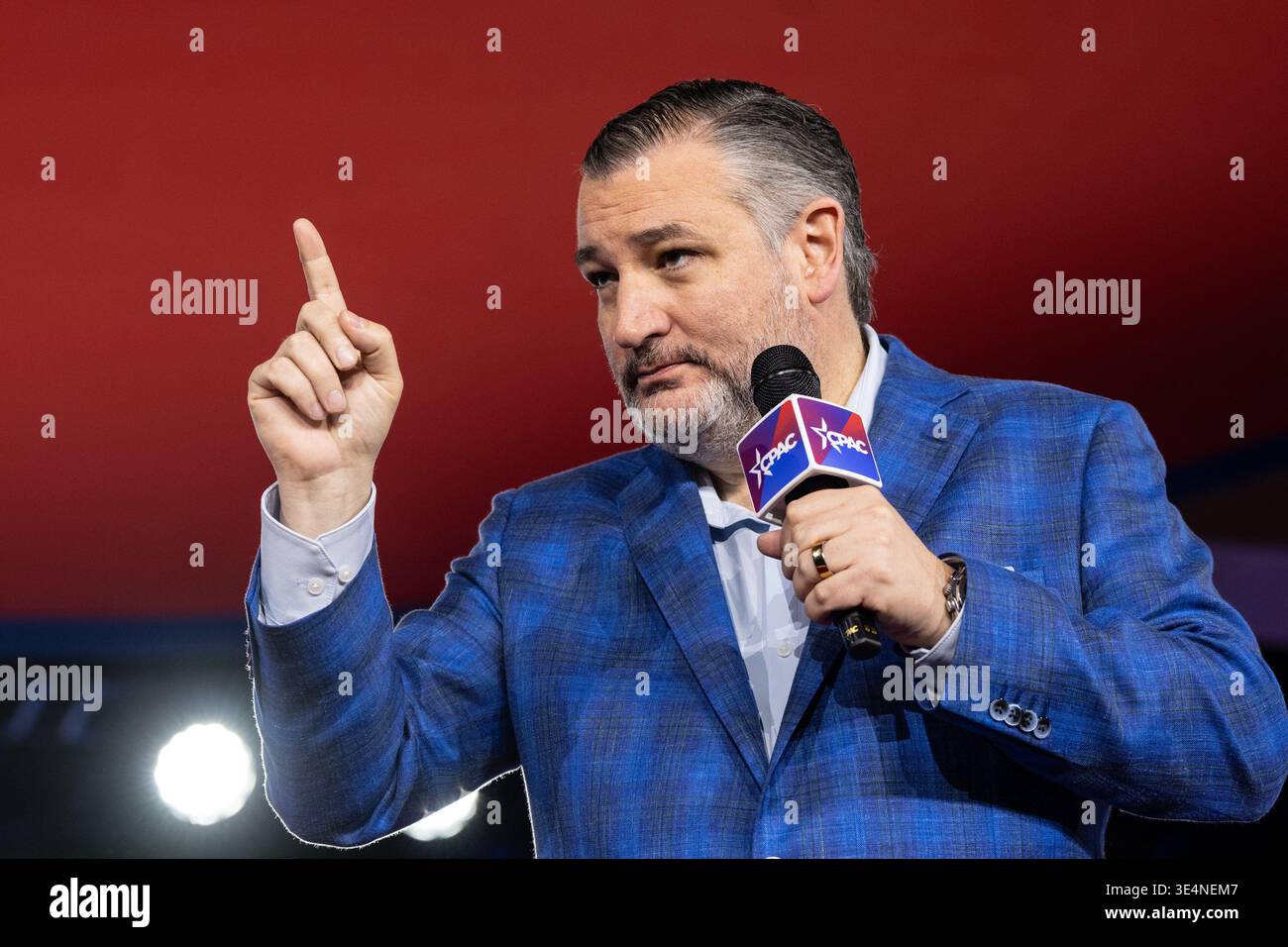 Senator Ted Cruz speaks during day 3 of CPAC Conference at Gaylord ...