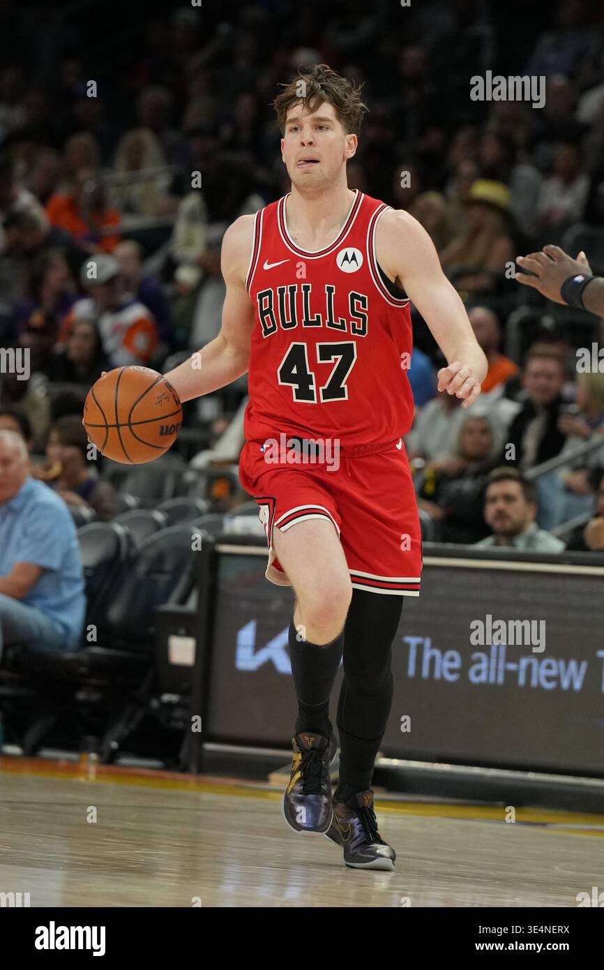 Chicago Bulls center Lachlan Olbrich (47) during the first half of an ...