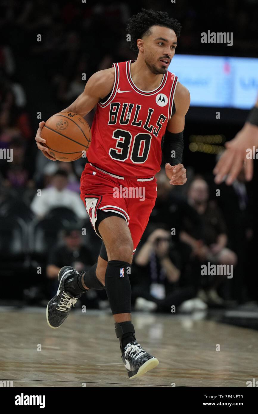 Chicago Bulls guard Tre Jones (30) during the first half of an NBA ...