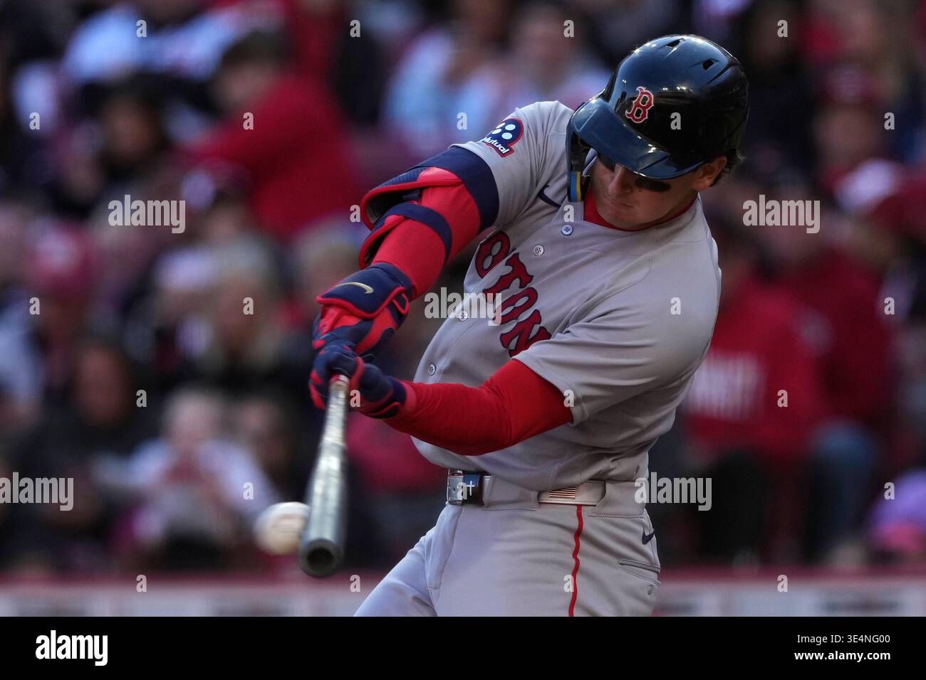 Boston Red Sox' Roman Anthony singles to score Carlos Narváez in the ...