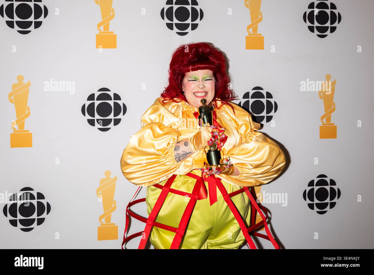 Begonia poses for photos after winning Adult Alternative Album of the ...