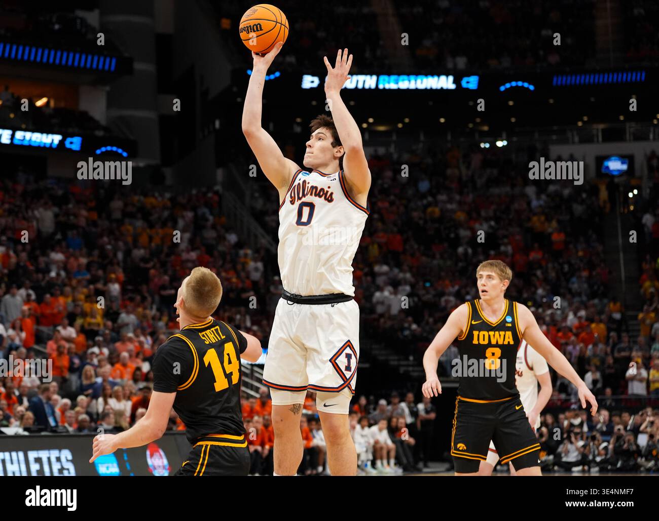 March 28, 2026, Houston, Texas, USA: Illinois forward DAVID MIRKOVIC (0 ...